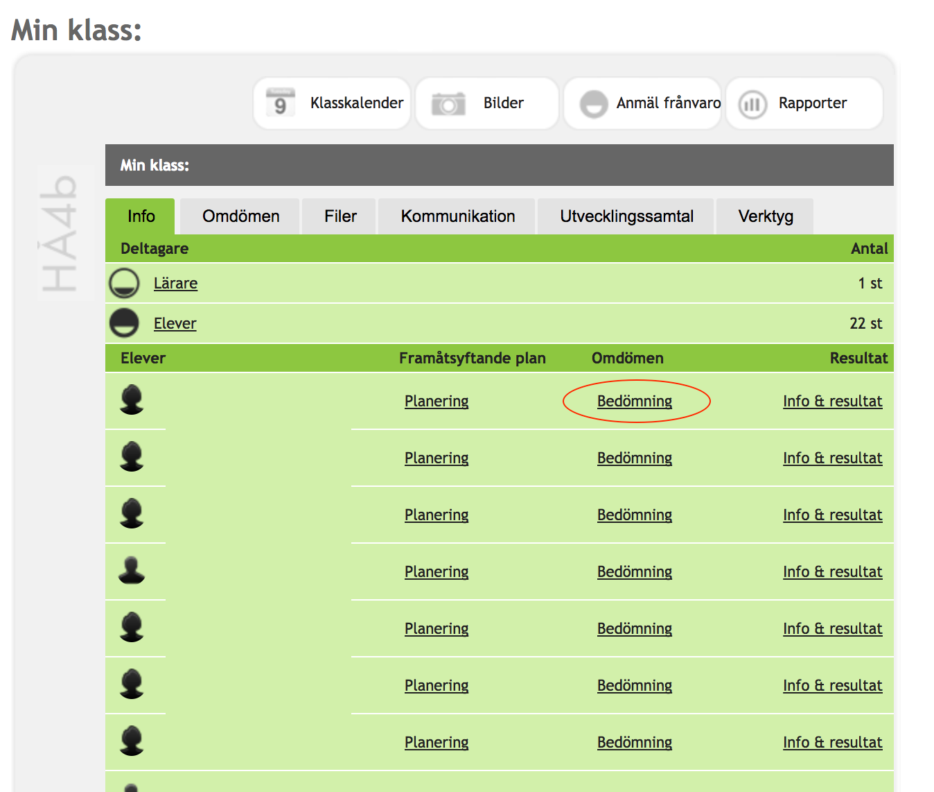 Ändra en IUP för en elev – Vklass kunskapsbank