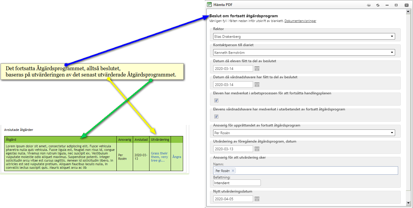 Dokument och Åtgärdsprogram – Vklass kunskapsbank