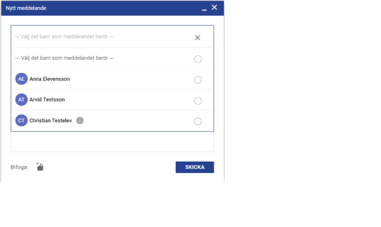 Vklass Nya Meddelandefunktion (Vårdnadshavare) – Vklass kunskapsbank